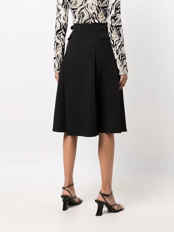Elisabetta Franchi Flap-pocket A-line Skirt