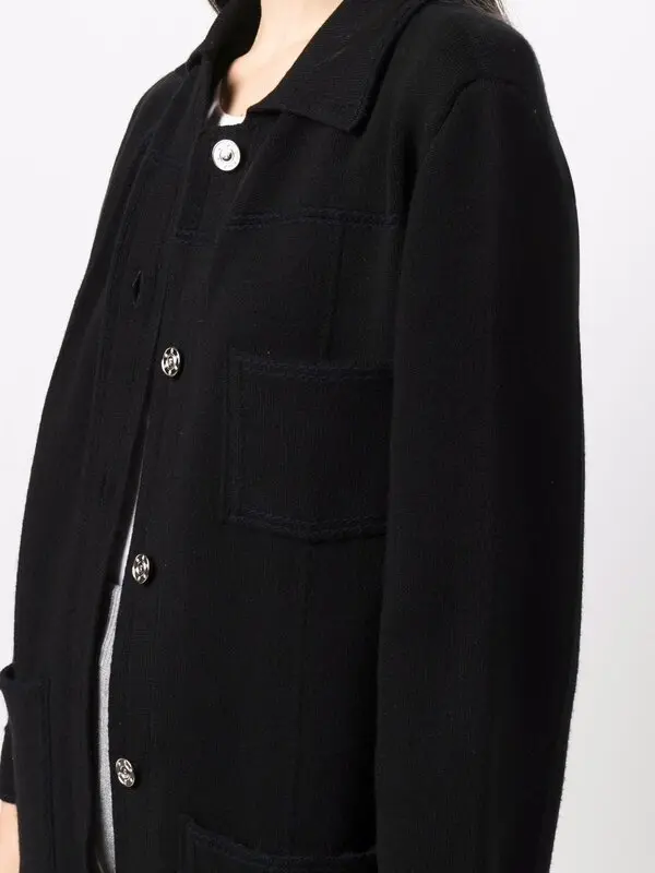 BARRIE Single-breasted Cashmere-cotton Blend Coat