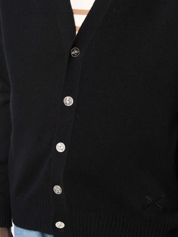 BARRIE Buttoned Cashmere Cardigan