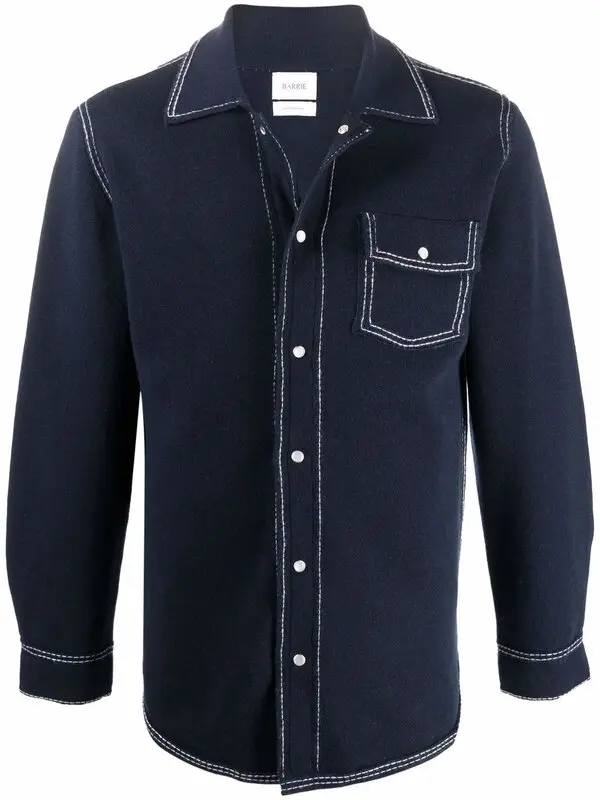 BARRIE Flap-pocket Cashmere Overshirt