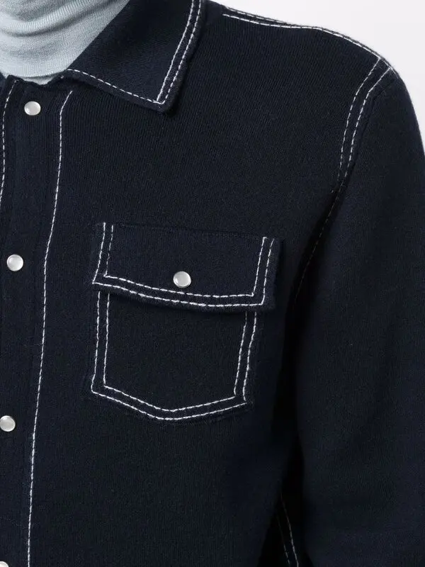BARRIE Flap-pocket Cashmere Overshirt