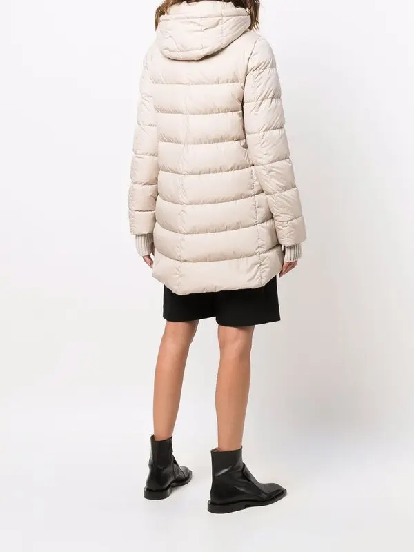Herno Padded Hooded Coat - Neutrals