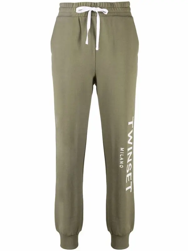 TWINSET Logo-print Weat Pant