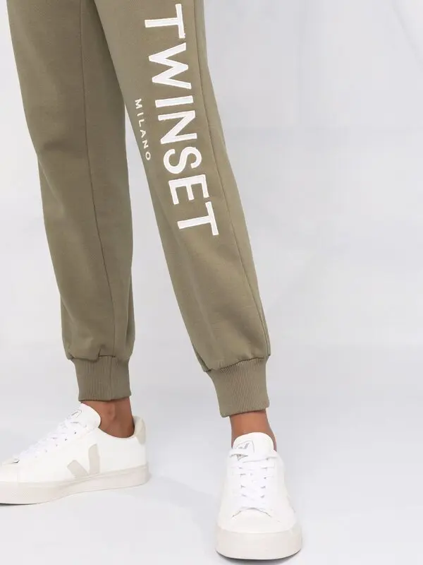 TWINSET Logo-print Weat Pant