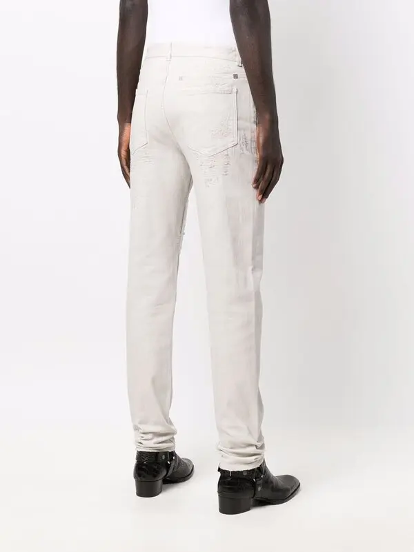 Givenchy Distressed-effect Slim-fit Jeans