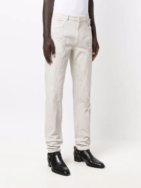 Givenchy Distressed-effect Slim-fit Jeans