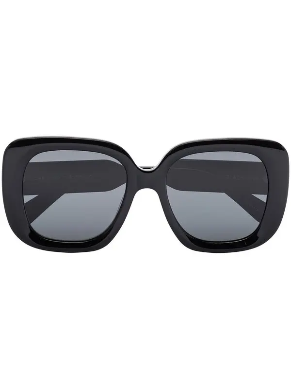 Chimi Oversized Frame Sunglasses - Black