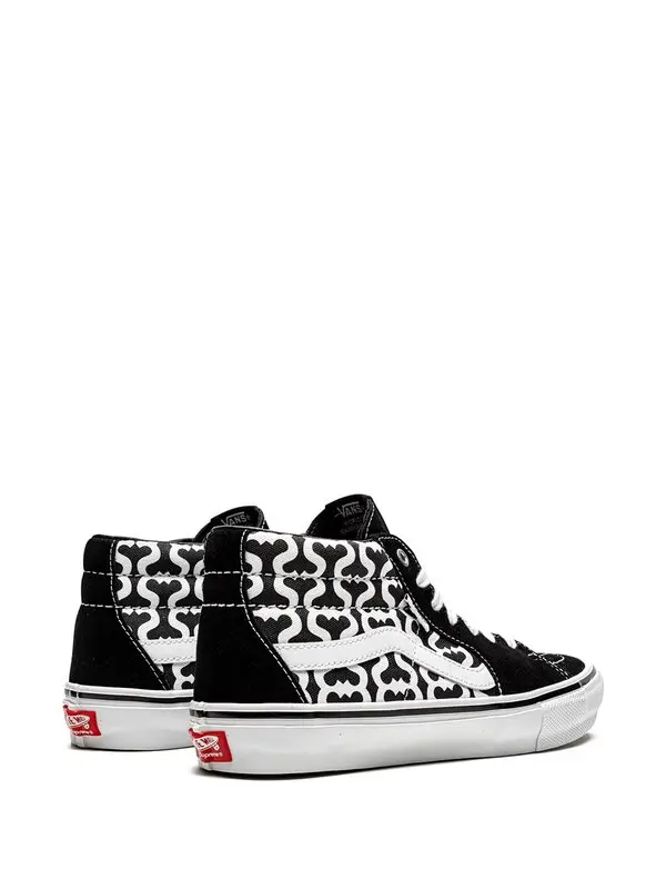 VANS X Supreme Skate Grosso Mid Monogram Sneakers - Black