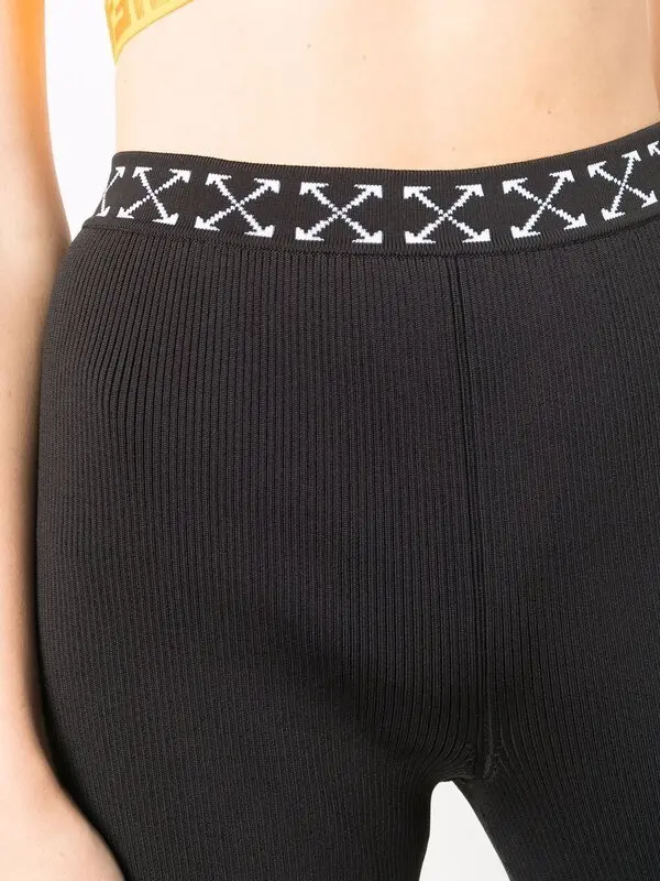 Off-White Arrows Waistband Ribbed Trousers