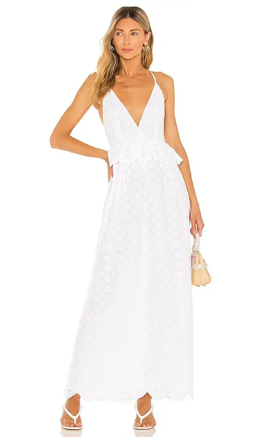 Tularosa Brier Embroidered Dress