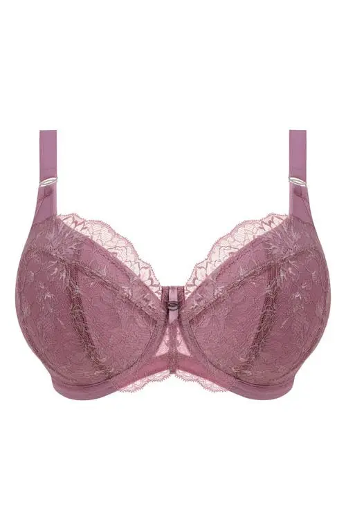 Elomi Brianna Underwire Padded Half Cup Bra - Heather