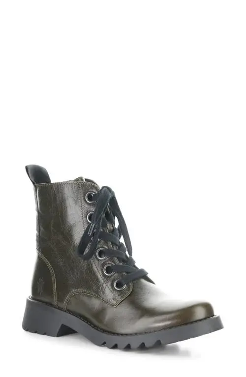 Fly London Ragi Combat Boots - Khaki