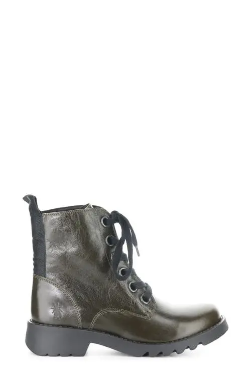 Fly London Ragi Combat Boots - Khaki