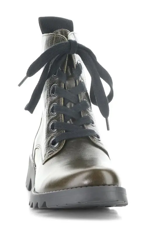 Fly London Ragi Combat Boots - Khaki
