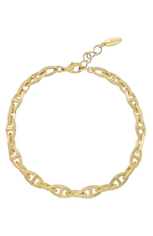 Ettika Chain Link Anklet - Gold