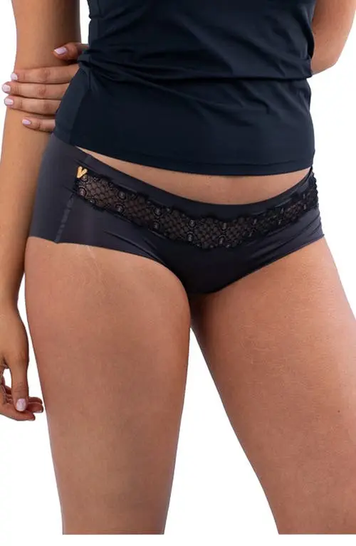 Uwila Warrior Soft Seamless Briefs With Lace - Shale