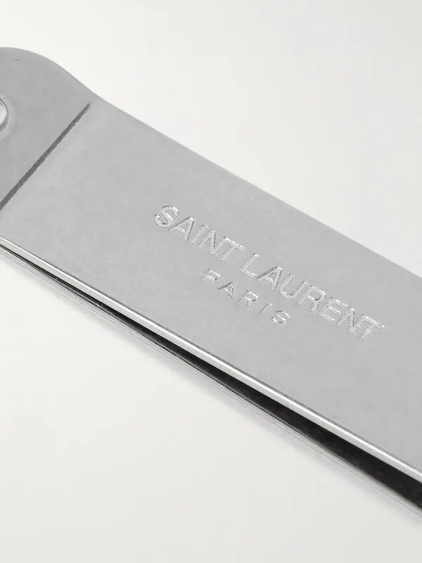 Saint Laurent Logo-engraved -tone Money Clip