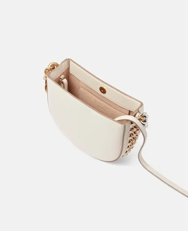 Stella McCartney Frayme Small Shoulder Bag - White