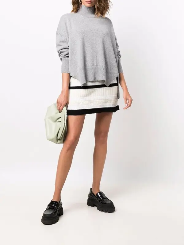 BARRIE Iconic Cashmere Pullover - Grey