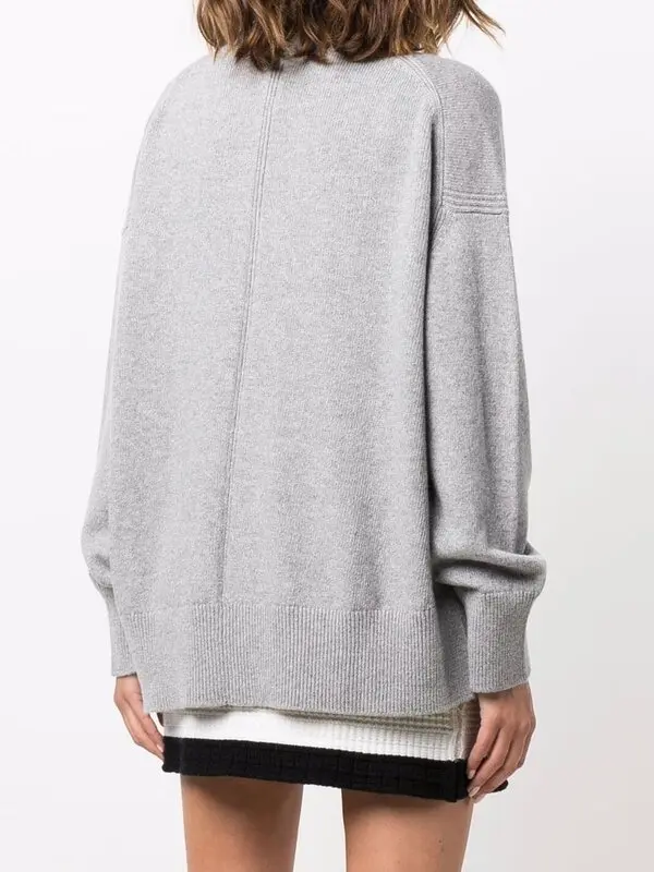 BARRIE Iconic Cashmere Pullover - Grey