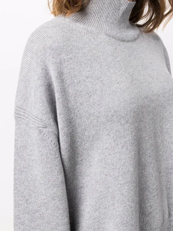 BARRIE Iconic Cashmere Pullover - Grey