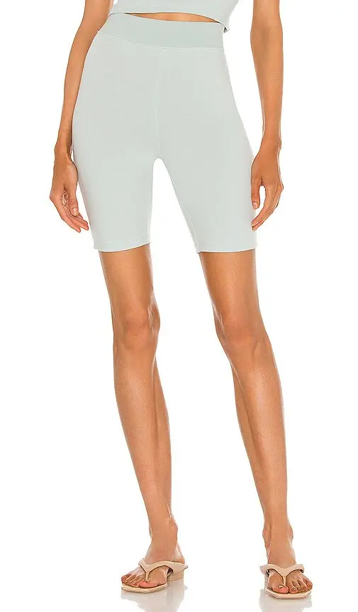 Simkhai Emmie Organic Stretch Terry Short In Baby Blue