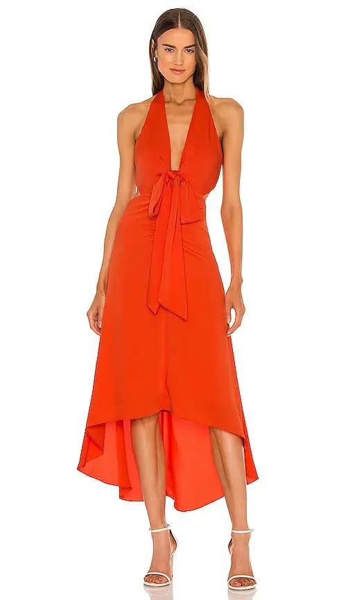 strapless open back dress BCBGMAXAZRIA Plunging V-Neck Cutout Gown – Runway Catalog