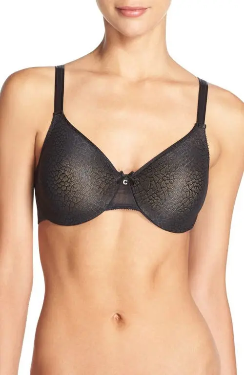 Chantelle C Magnifique Underwire Minimizer Bra - Black