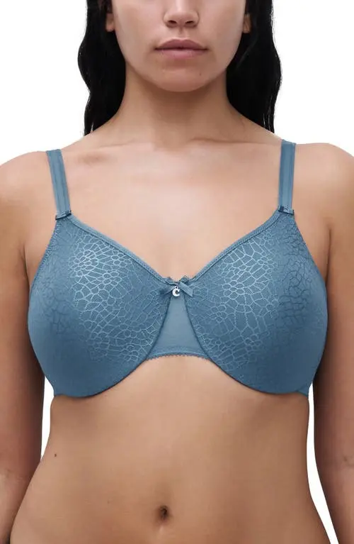 Chantelle C Magnifique Underwire Minimizer Bra - Jeans Blue