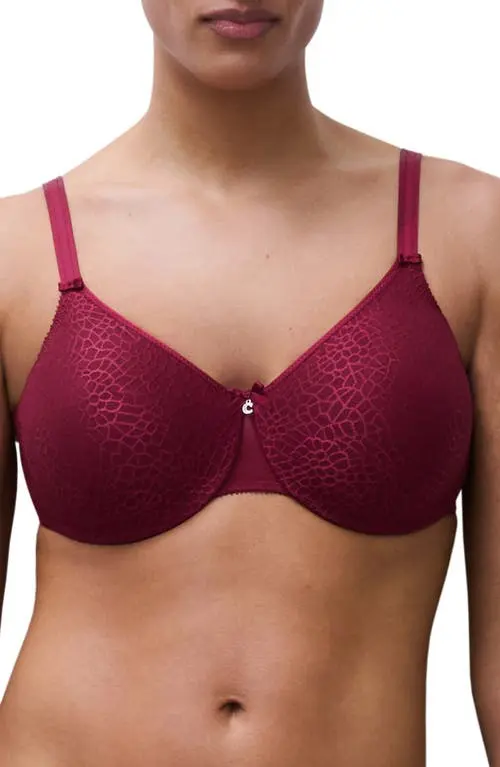 Chantelle C Magnifique Underwire Minimizer Bra - Raspberry