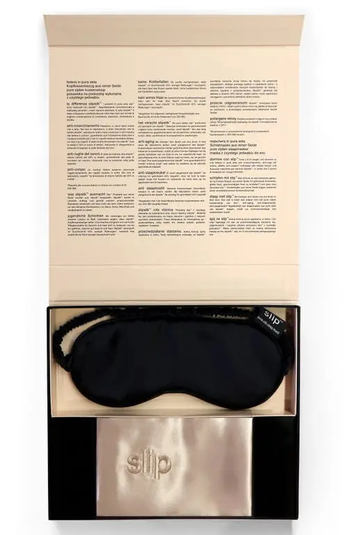 Slip For Beauty Sleep Pillowcase & Eye Mask Set