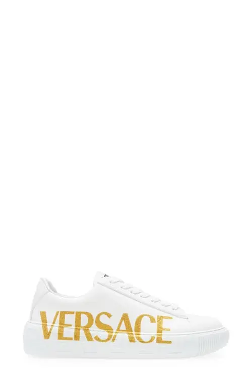 Versace Greca Logo Low Top Sneakers