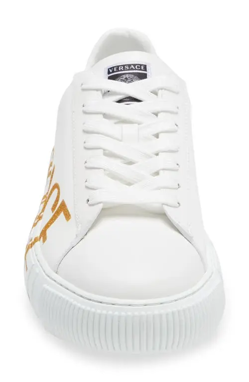 Versace Greca Logo Low Top Sneakers