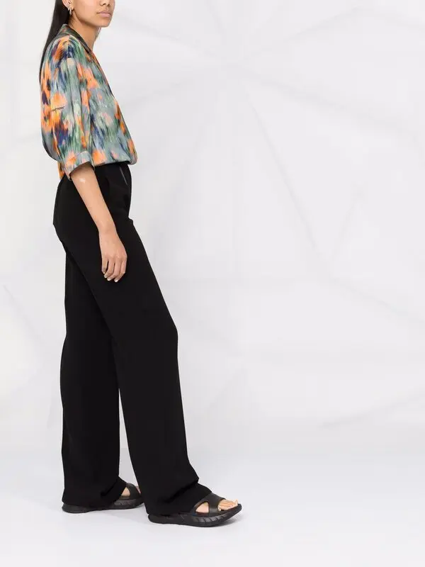 Off-White Abstract-print Bowling Shirt