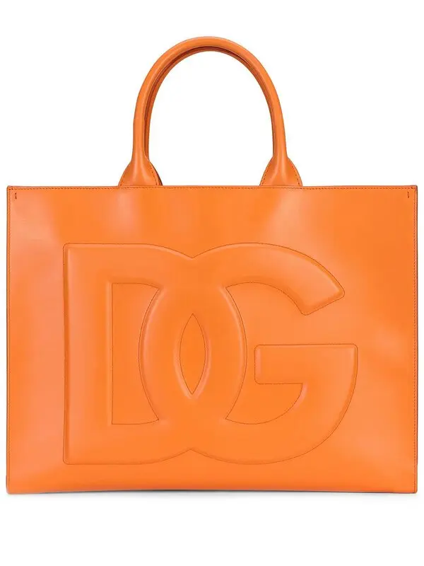 Dolce & Gabbana Large Beatrice Leather Tote Bag