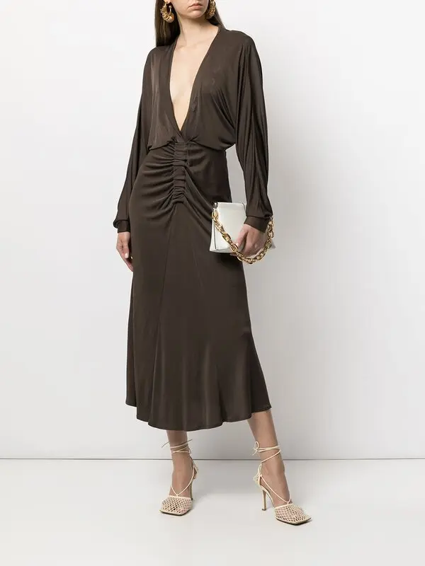 manning cartell brown dress Manning Cartell Charmed Cowl Slip Dress main image 0