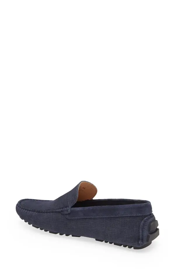 Nordstrom Bend Venetian Driving Shoe - Navy Textured Suede