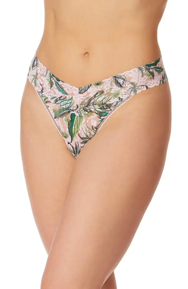 Hanky Panky Print Original Rise Thong - Island Oasis
