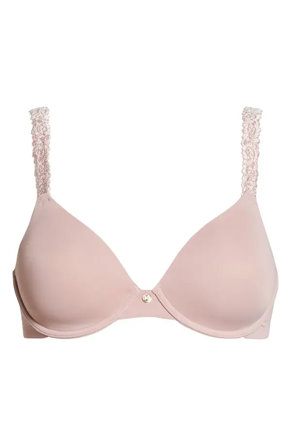 Natori Rose Dream Custom Coverage Underwire Bra - Antique / Pink Pearl
