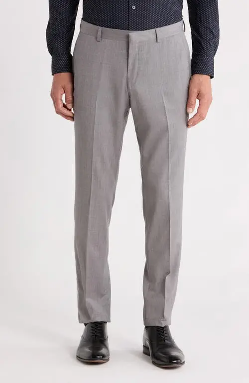 BOSS Genius Slim Fit Wool Suit Pants - Charcoal Grey
