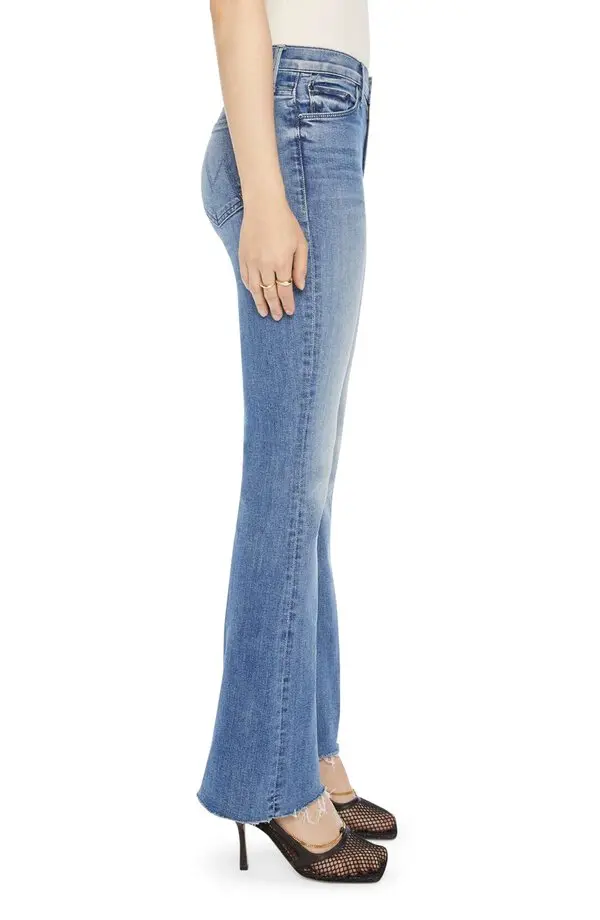 MOTHER Fray Hem Bootcut Jeans - We The Animals