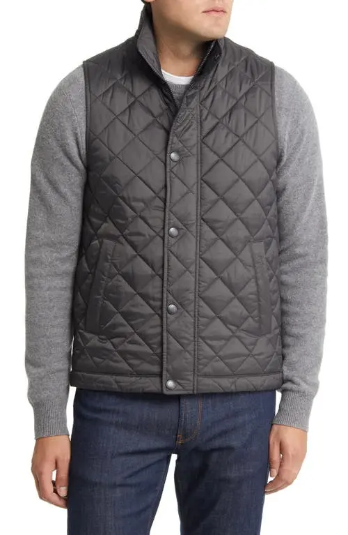 Barbour Barlow Quilted Vest - Charcoal