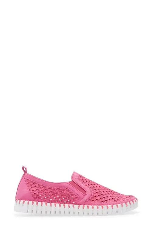 ILSE JACOBSEN Tulip Perforated Slip-on Sneaker - Rose Violet