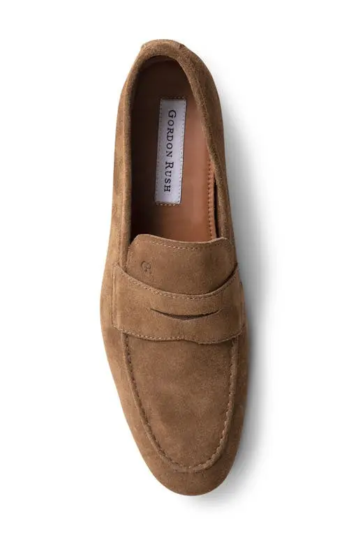 Gordon Rush Cartwright Penny Loafer - Rust Suede