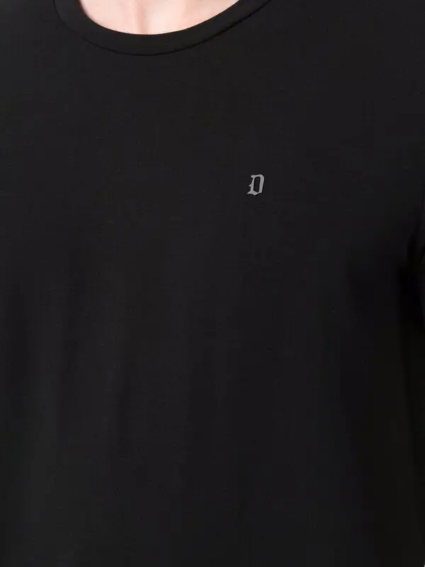 DONDUP Crew-neck Fitted T-shirt