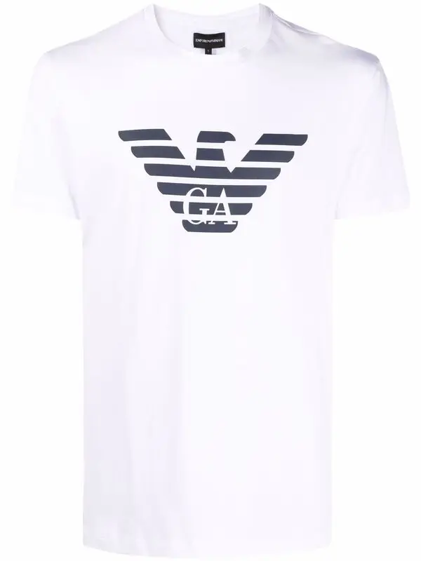 Emporio Armani Eagle-logo T-shirt - White