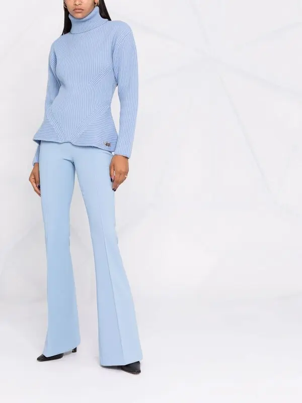 Elisabetta Franchi Ribbed-knit Roll-neck Jumper