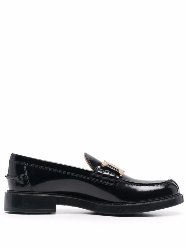 TOD'S Chain-plaque Loafers
