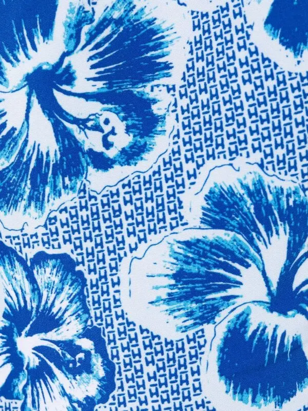 HACKETT Floral-print Drawstring-waist Swim Shorts