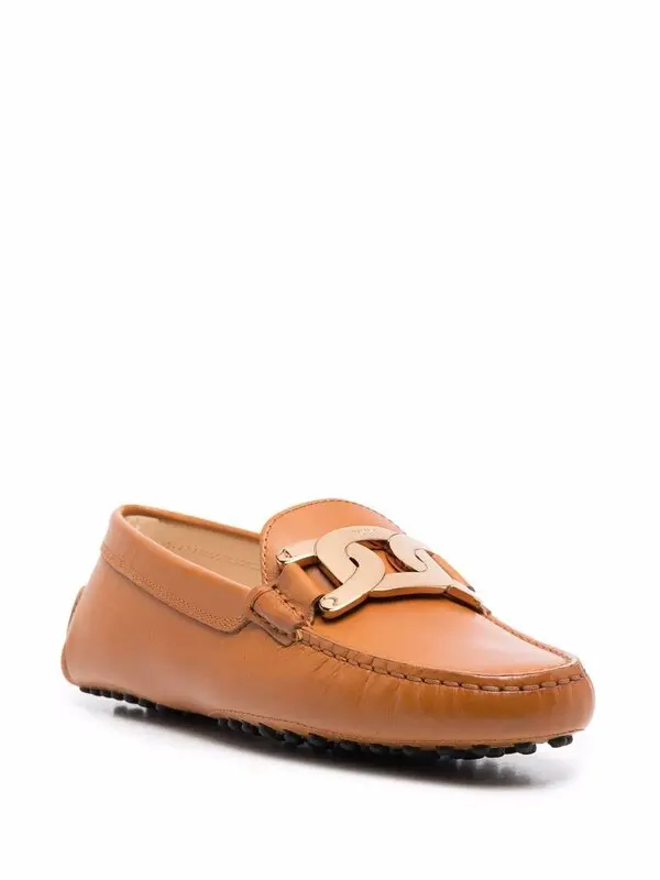 TOD'S Chain-link Loafers